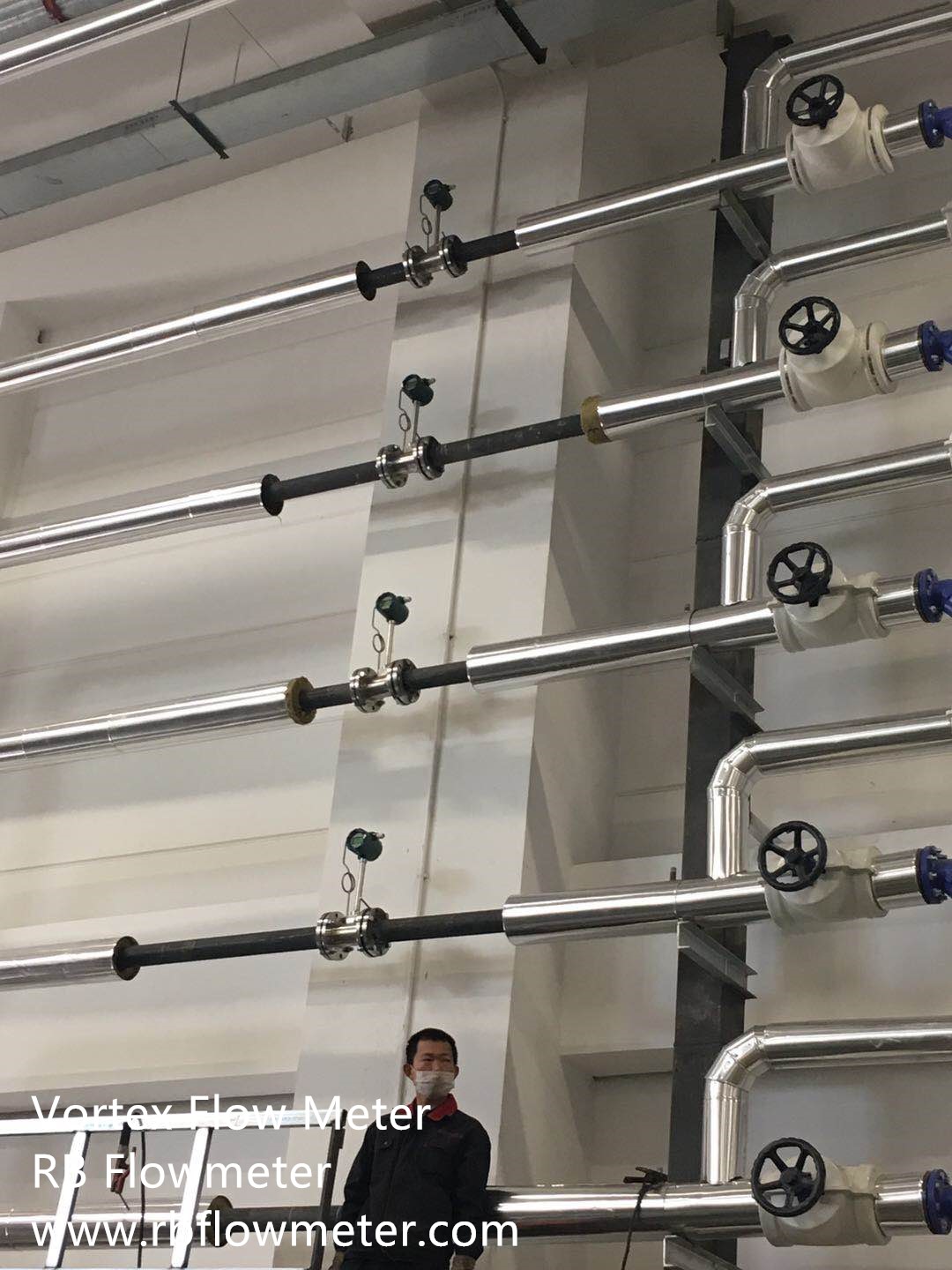 28pcs vortex flow meter with temperature and pressure compensation for ...