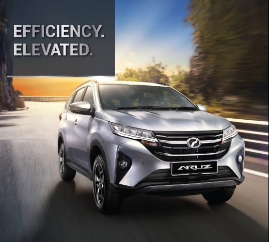 Perodua ARUZ Electric Blue Modified