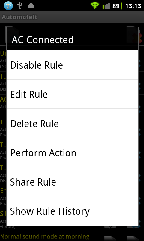 Android Muzikant: AutomateIt - Automate Your Android