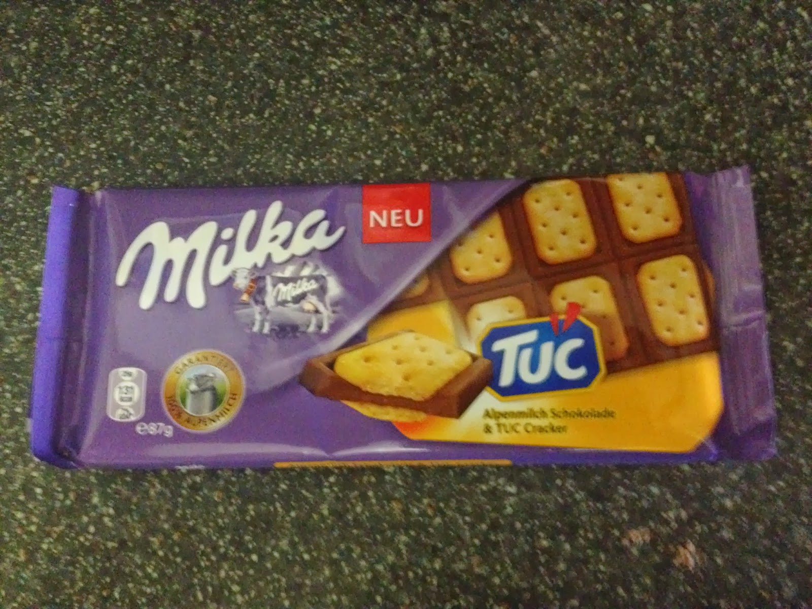A Review A Day: Today's Review: Milka With Tuc