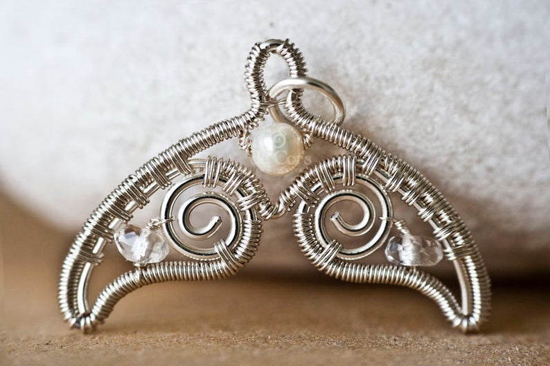 Chinese Knot Inspired Wire Wrapped Jewelry Tutorials by Decors / The ...