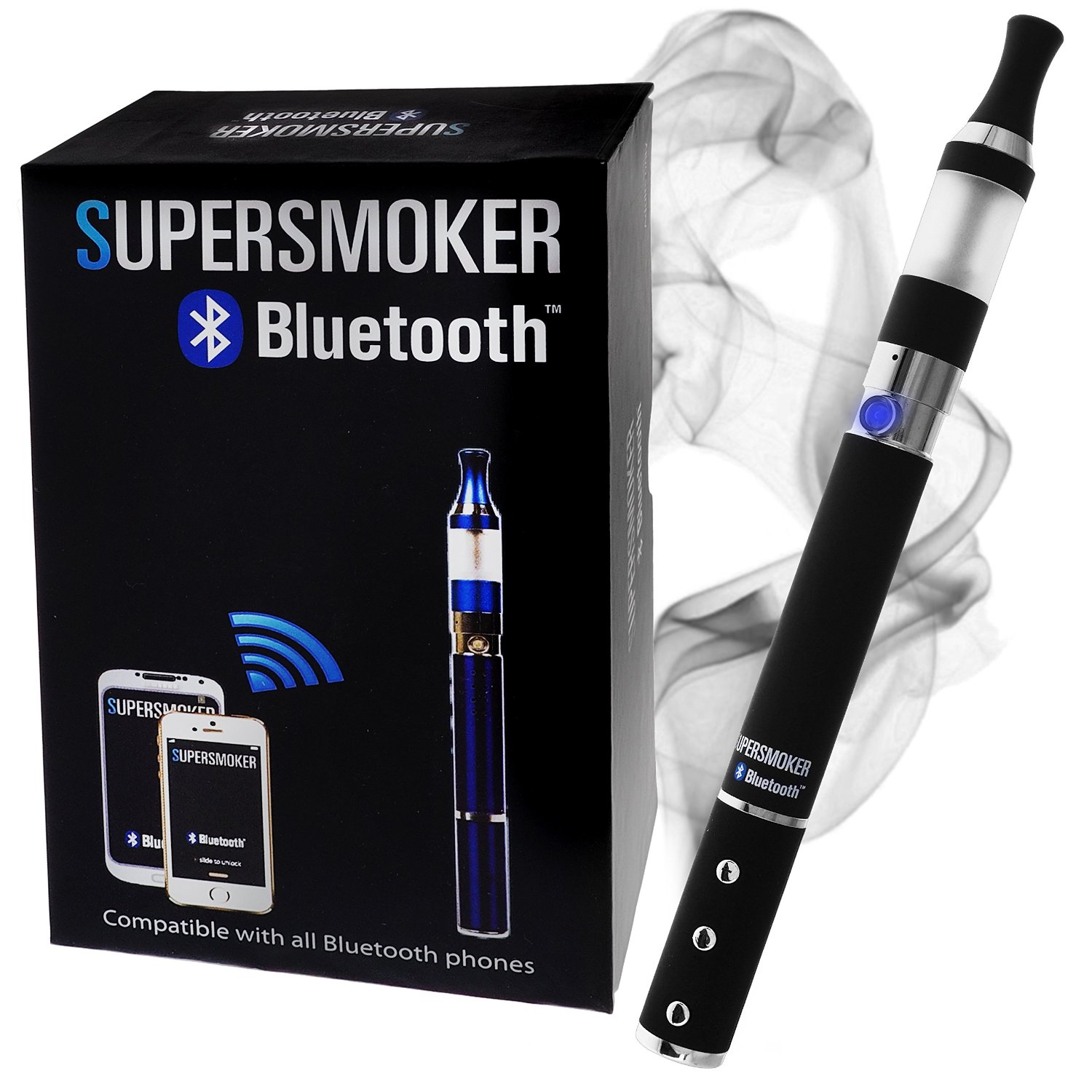 E-Shisha Test 2021: Supersmoker E-Shisha mit Bluetooth Funktion