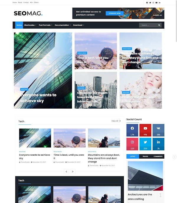 SEO Mag Blogger Theme