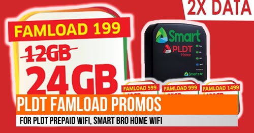 List of PLDT FamLoad Promos for PLDT Prepaid WiFi, Smart Bro Home Wifi ...
