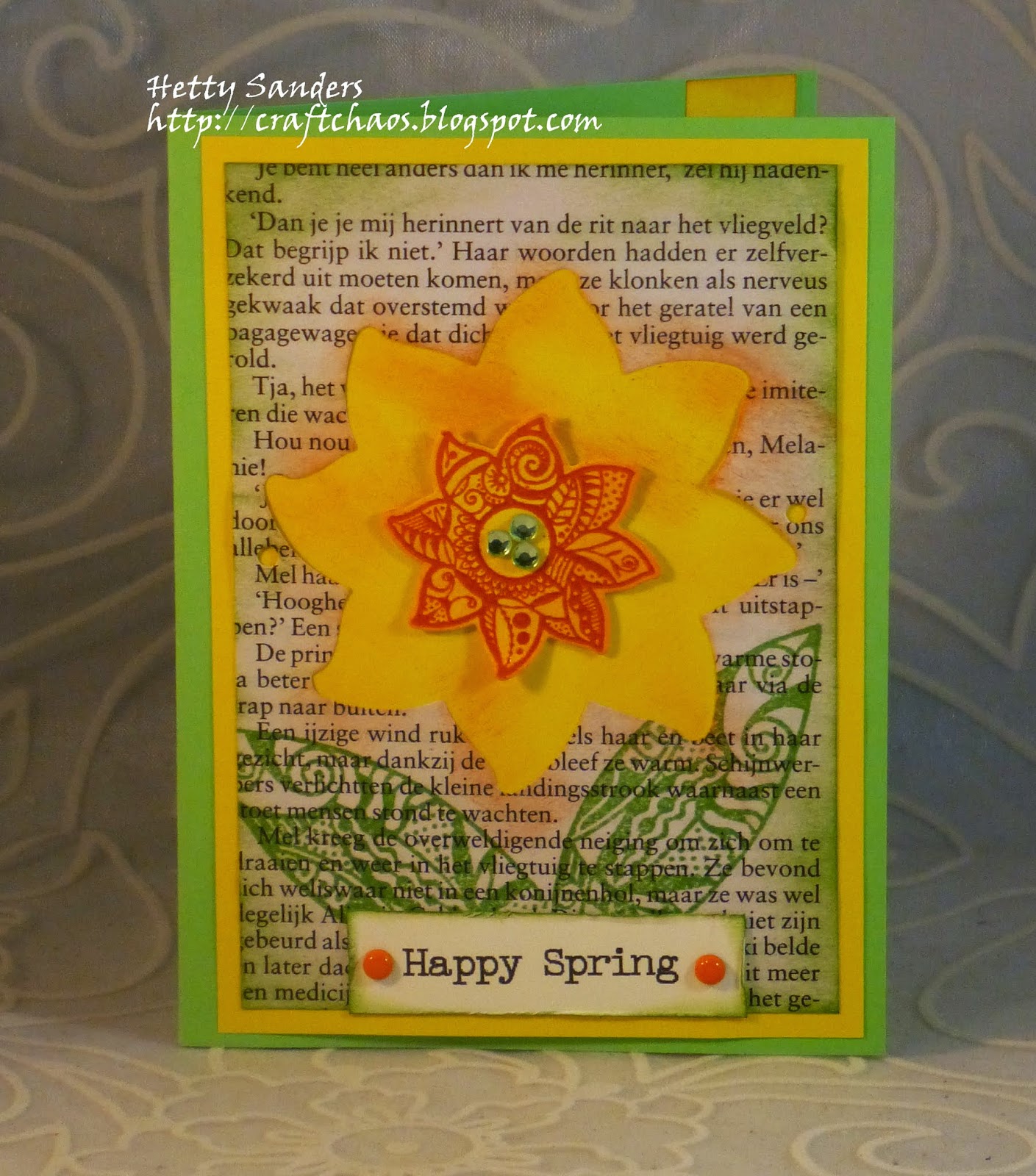 *{CraftChaos}*: Happy Spring Card