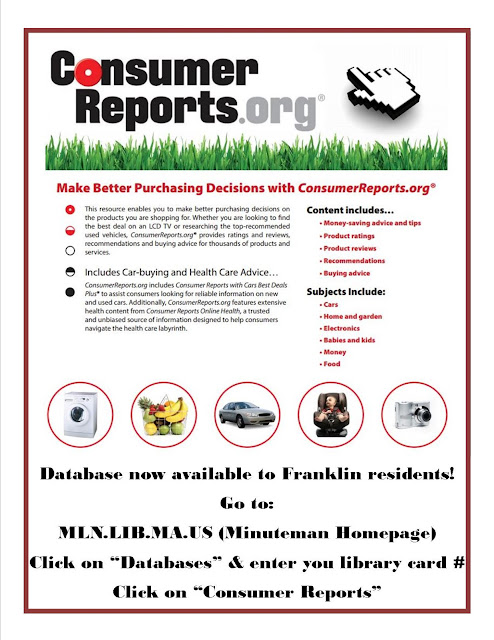 Franklin Matters: Consumer Reports database now available through the ...