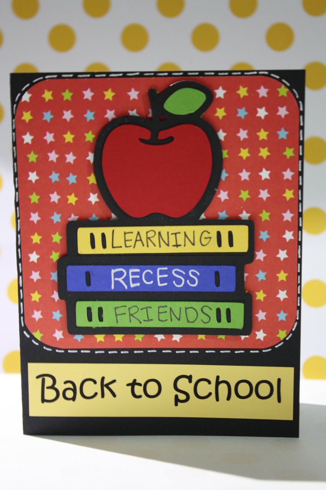 redheaded crafter: Operation Write Home- Back to School Cards