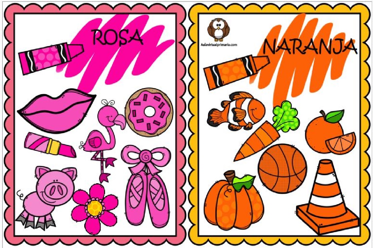 Hermosas Tarjetas De Los Colores - AULA VIRTUAL PRIMARIA
