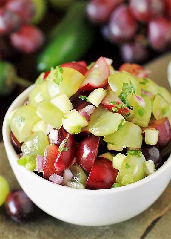 Grape Salsa ... great for chips, chicken or fish! | The Kitchen is My ...