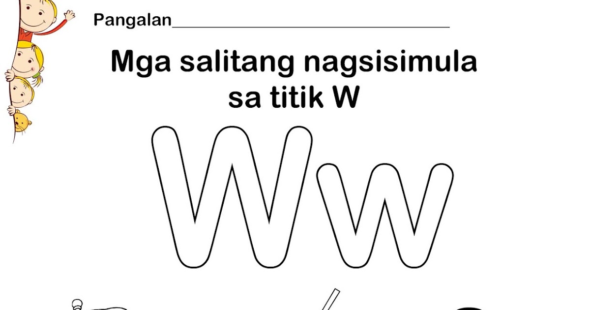 Mga Bagay Na Nagsisimula Sa Letrang Ww