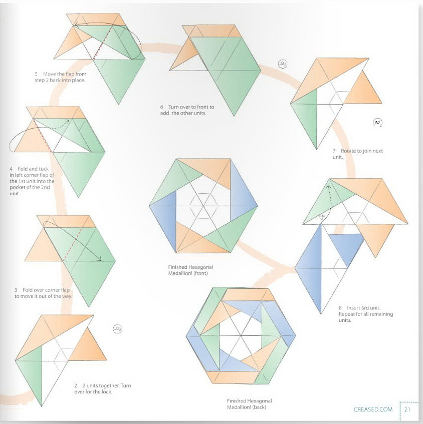 Origami Creased Magazine 3 - Ruby Book Origami