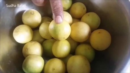 Lemon garland for Durga Aadi masam Pooja