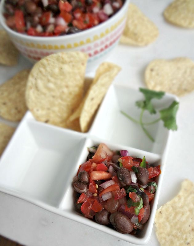 The Cooking Actress: Black Bean Pico de Gallo