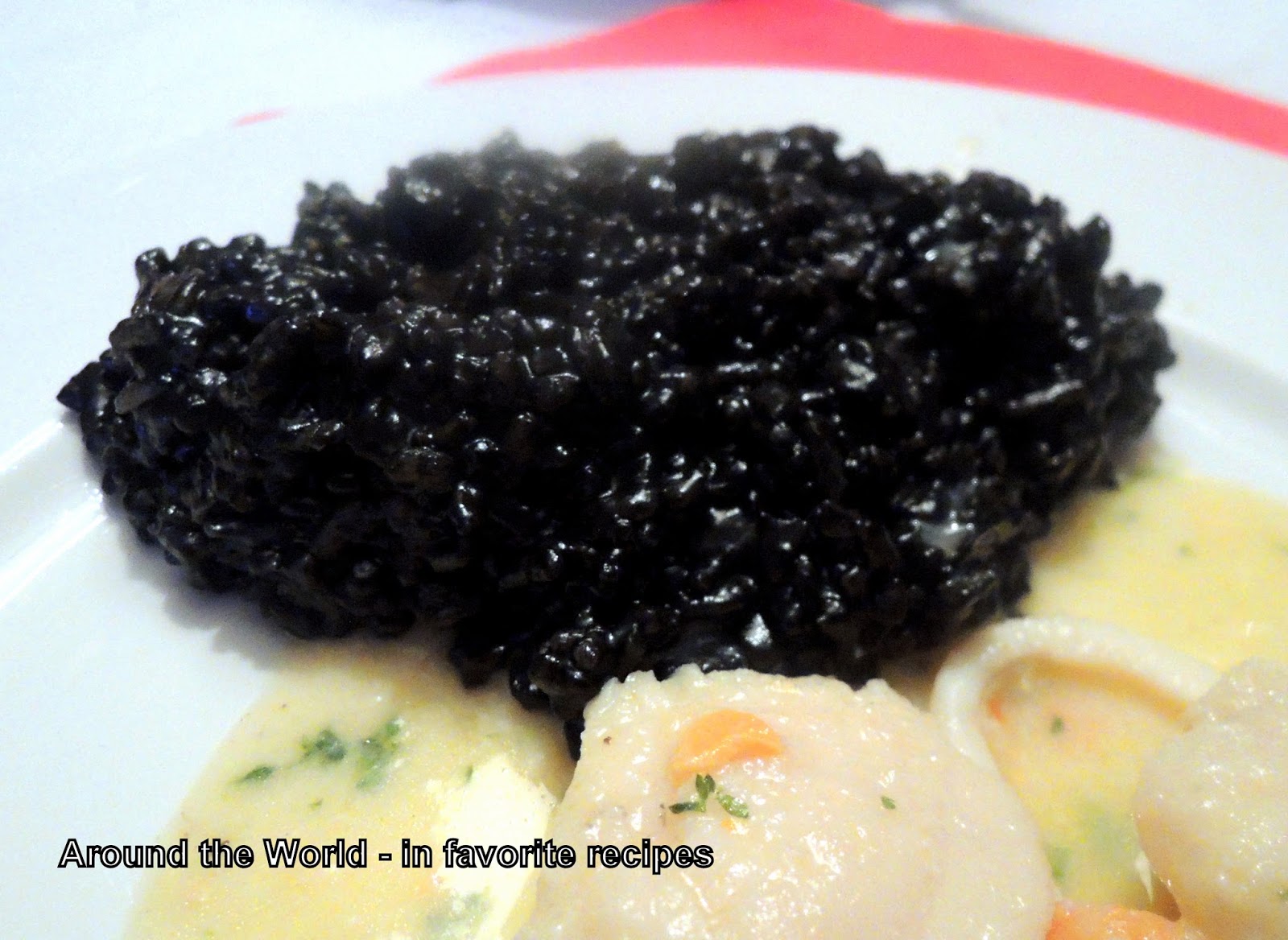 Around the World - in favorite recipes: Black Risotto