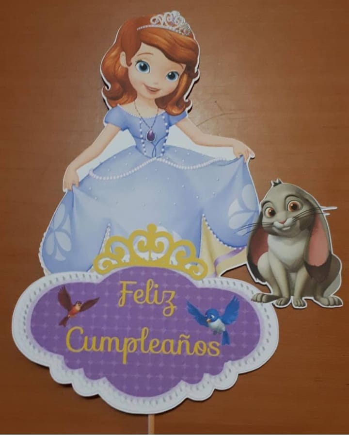 Topper Princesa Sofía - Mis Toppers Tus Toppers