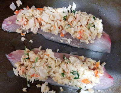 "Crab"-Stuffed Fish Fillets