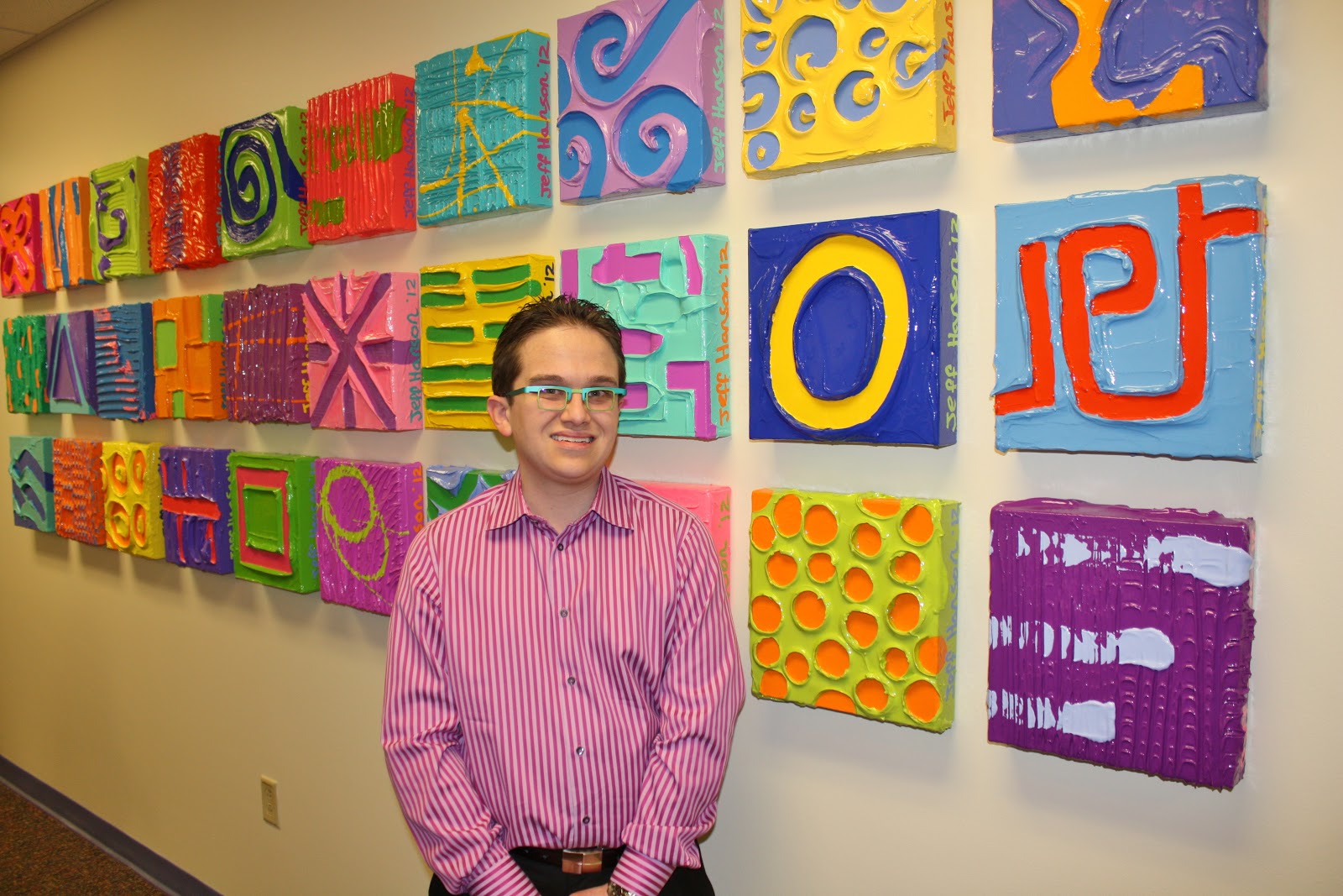 Artist Jeff Hanson: Jeff Gifts Paintings to Children's Mercy Hospital
