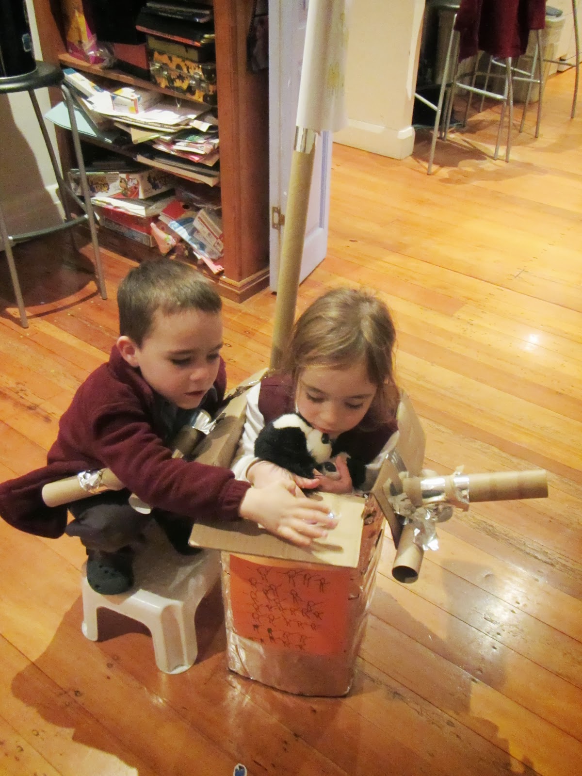 Crafty little people: Time machine