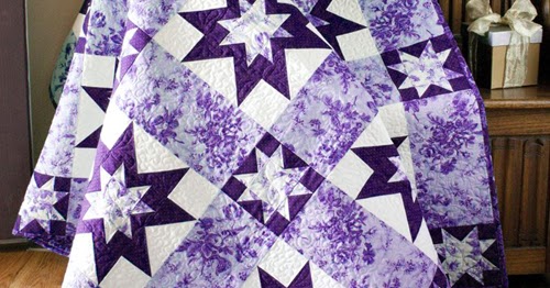 Quilt Today: Sparkling Stars Lap Quilt - Free Pattern