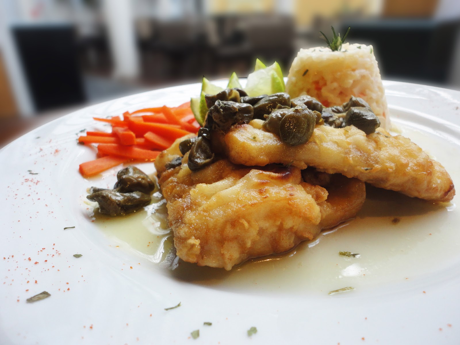 Explorando os sabores do mundo!: Badejo com Alcaparras para o jantar