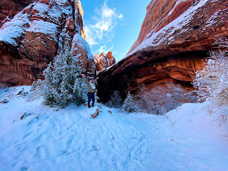 Exploring Moab in December