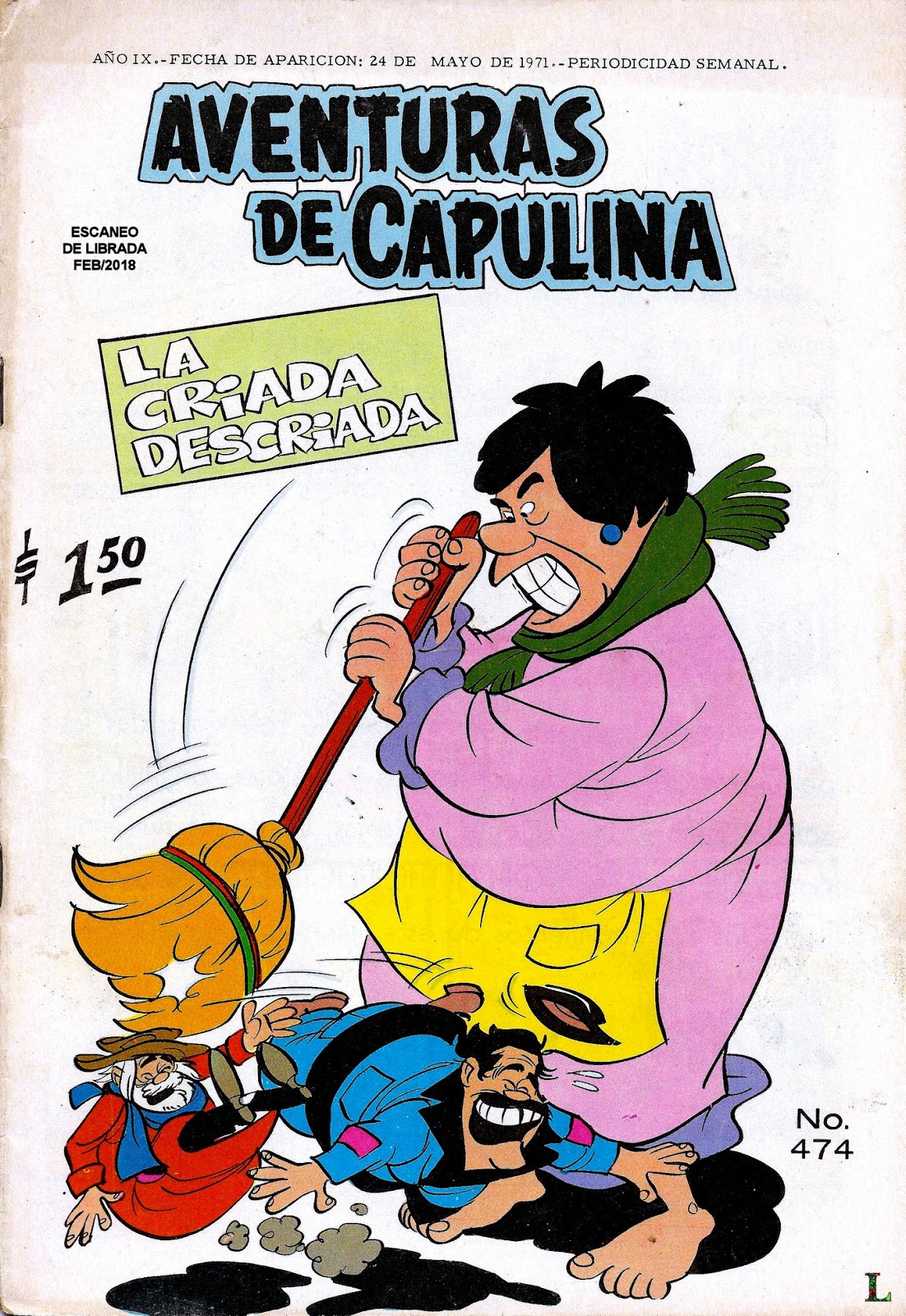Mexico Comic Sonrisas: Aventuras de Capulina (471 al 475)