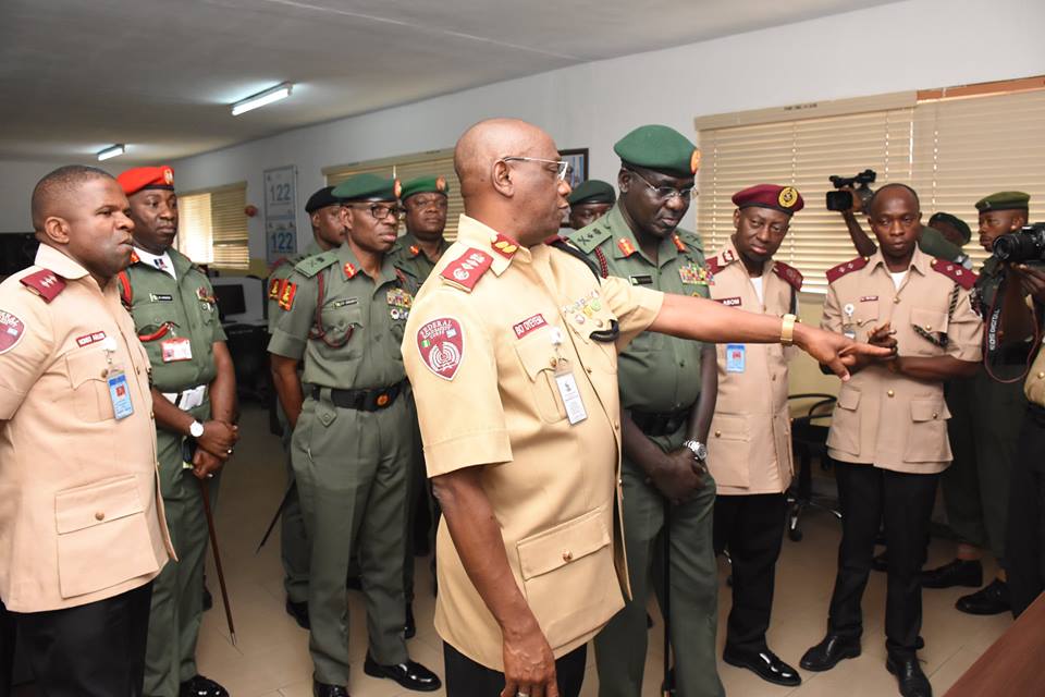 Exclusive Pictures From The Chief Of Army Staff Visit To FRSC HQ