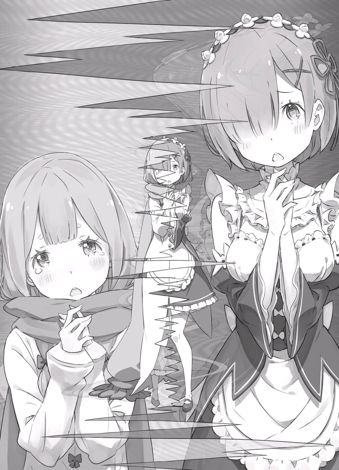 Ilustraciones del Volumen 12 de Re:Zero kara Hajimeru Isekai Seikatsu