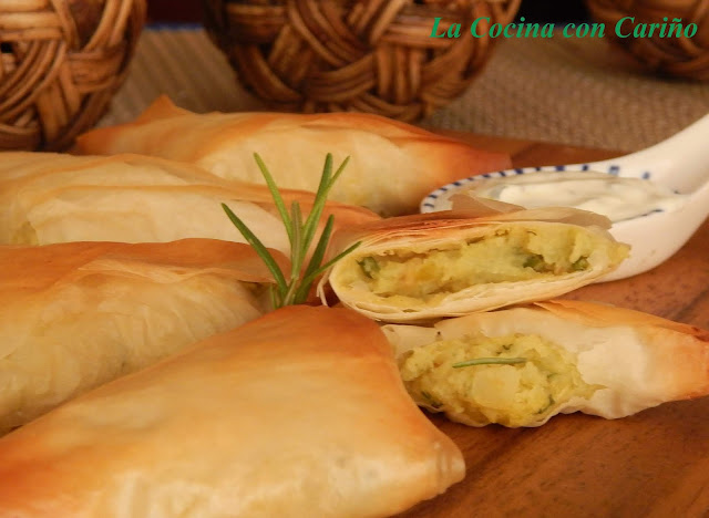 SAMOSAS DE PATATA Y VERDURAS