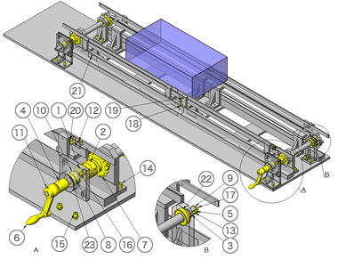 Manually driven transfer mechanism || Download free 3D cad models #100130