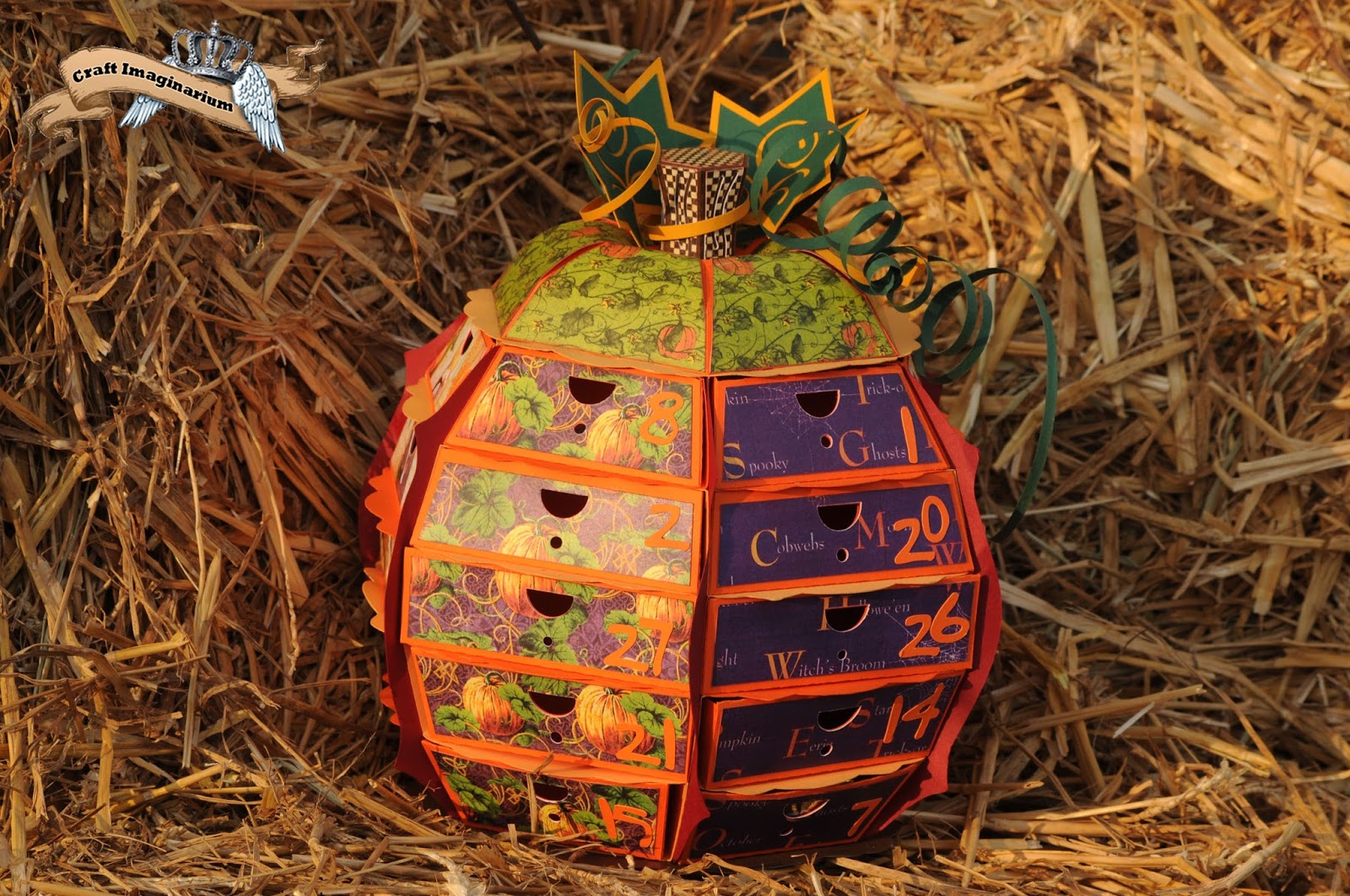 Craft Imaginarium: Halloween pumpkin Advent Calendar
