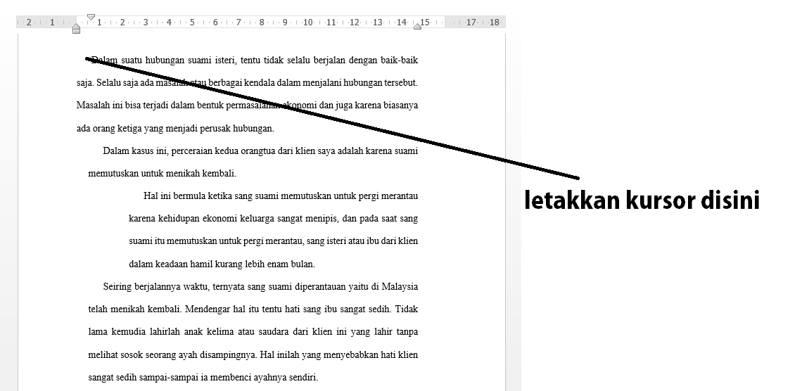 Cara Merapikan Paragraf di Microsoft Word Dengan Cepat - Blogger Toraja