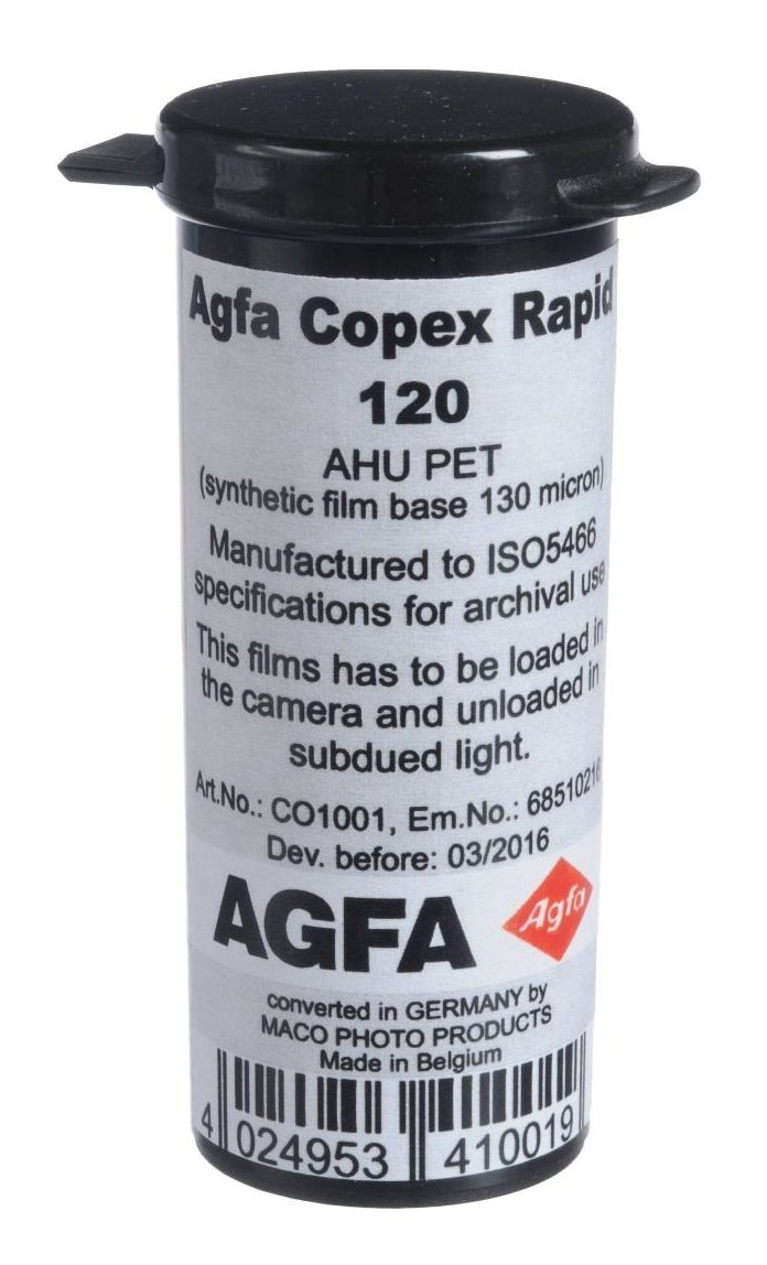 Exposed: Agfa COPEX Rapid
