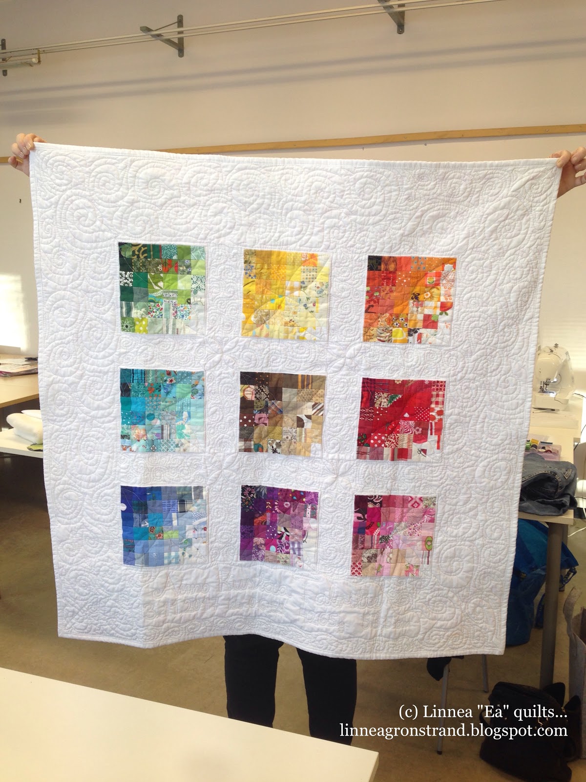 Finished quilt: Aimo's babyquilt