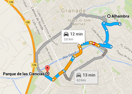 María con el mundo :): ¡VIAJAMOS A GRANADA! (Google Maps)