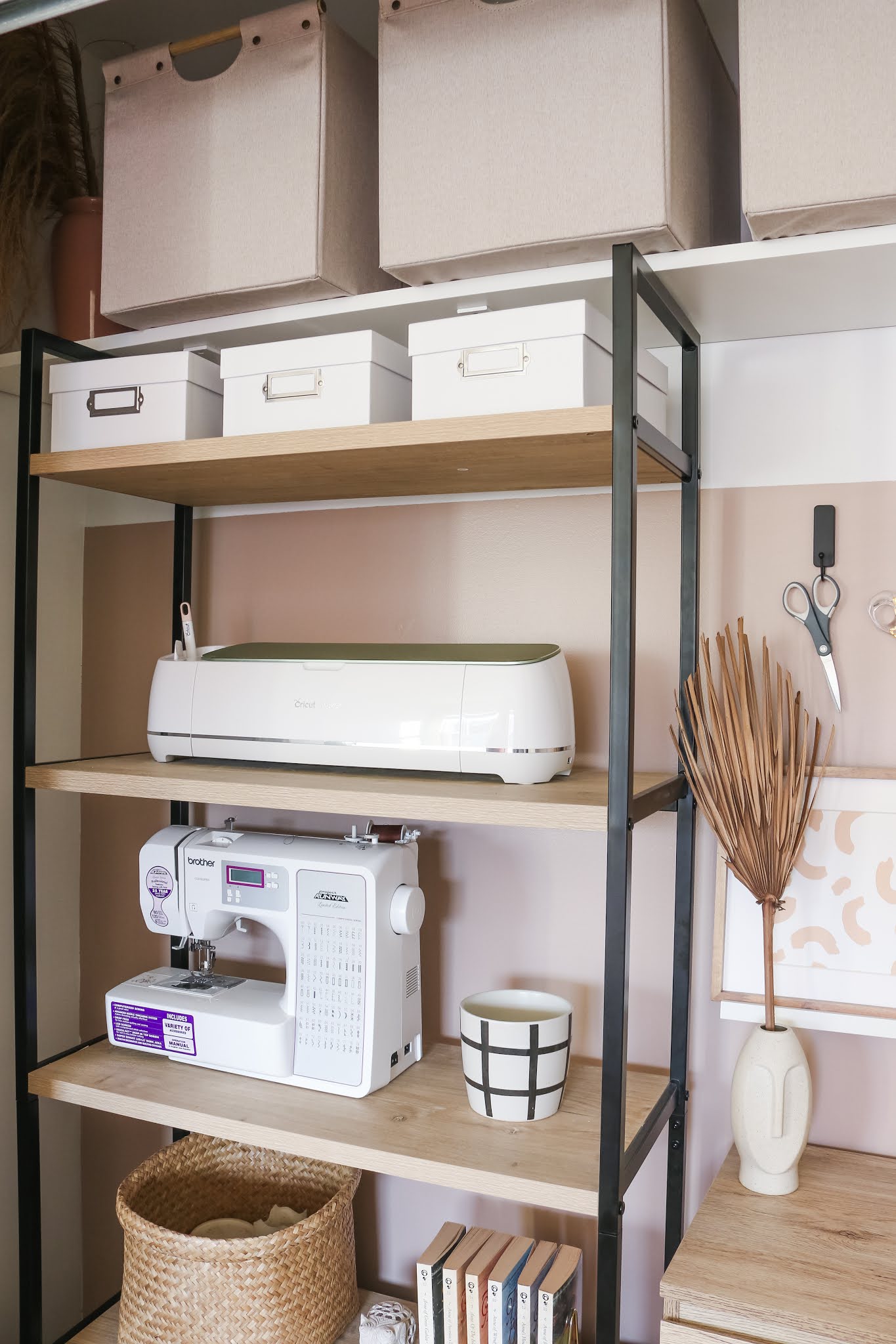 How to Turn a Cluttered Closet into Organized Craft Storage - Pretty Real