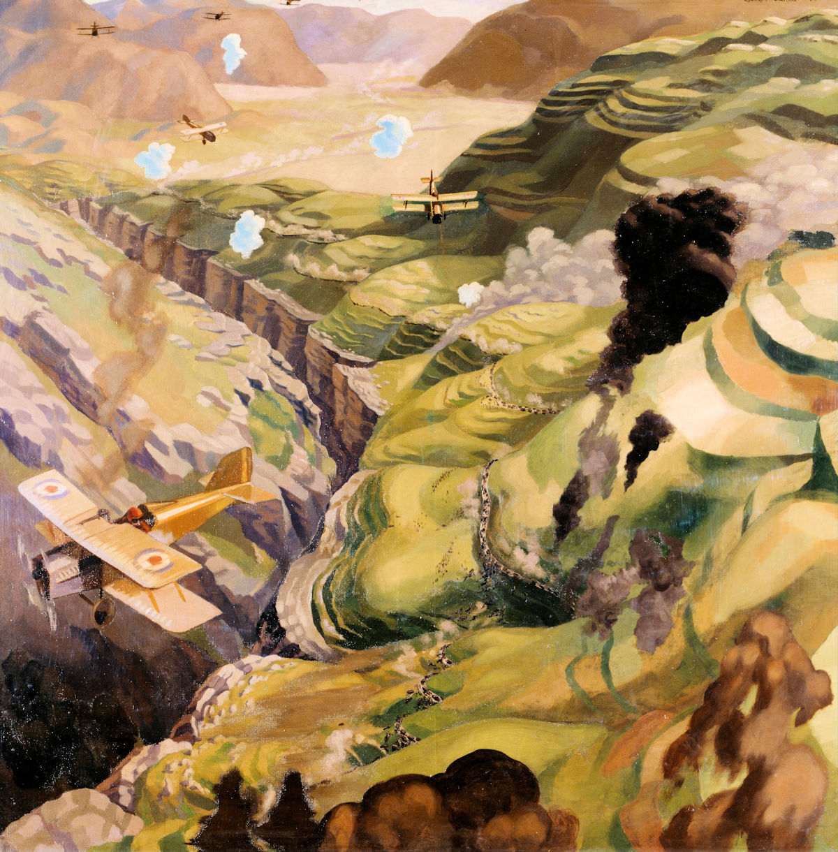 Roads to the Great War: The Aerial Art of the Carline Brothers