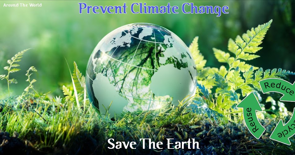 Around The World: 6 THINGS YOU CAN DO TO PREVENT CLIMATE CHANGE