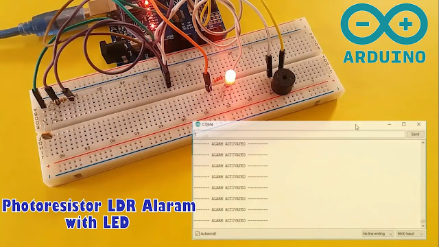 [Hindi / Urdu] Arduino Tutorial Buzzer with LDR and LED