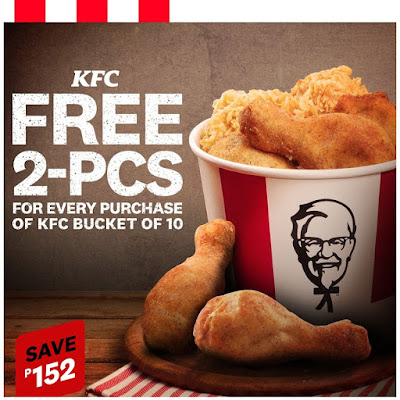 Manila Shopper: KFC Bucket-of-10 Delivery & Take-out Promo: Apr 2020