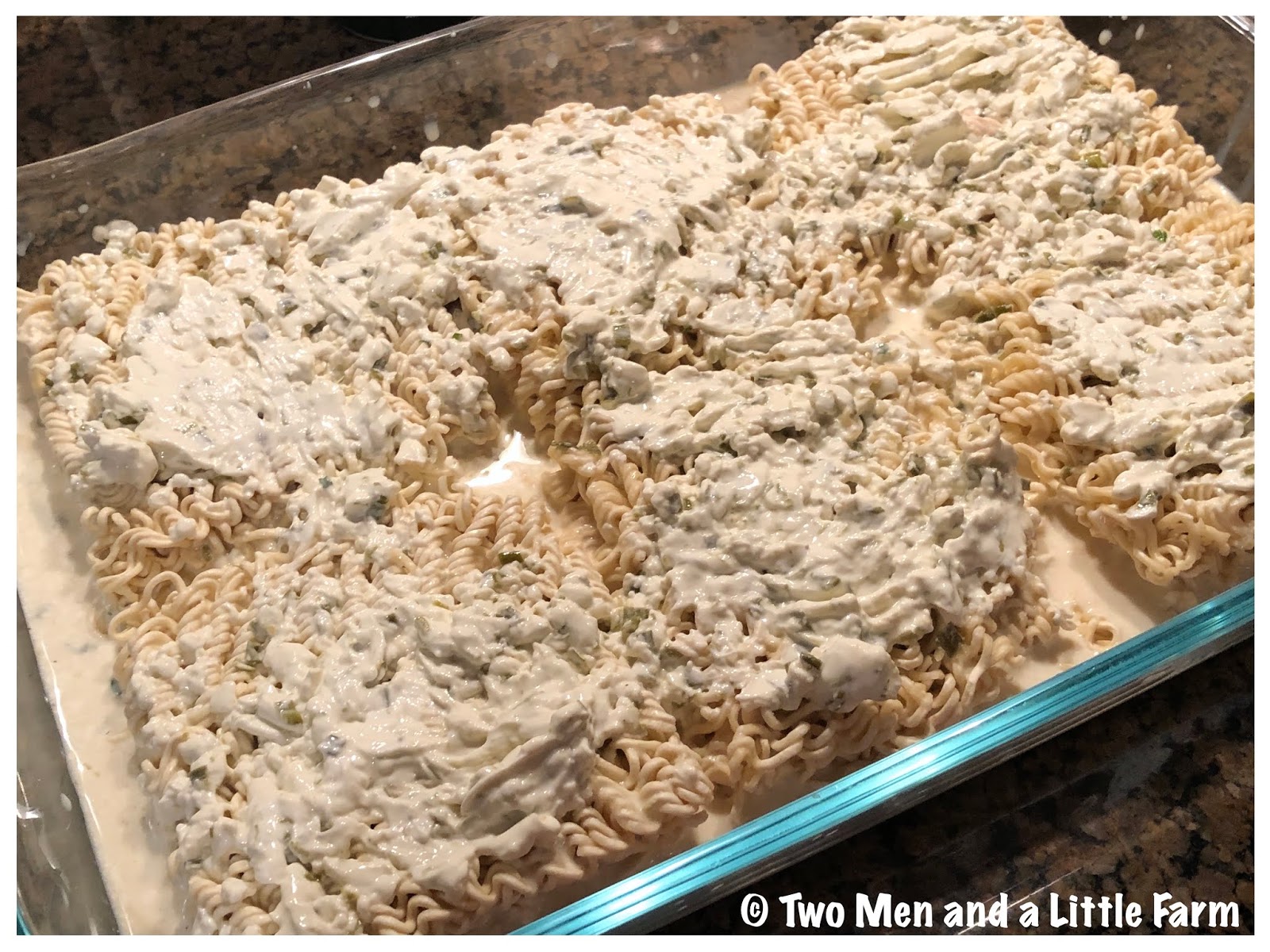 Two Men and a Little Farm: RAMEN NOODLE CHICKEN BROCCOLI BAKE RECIPE