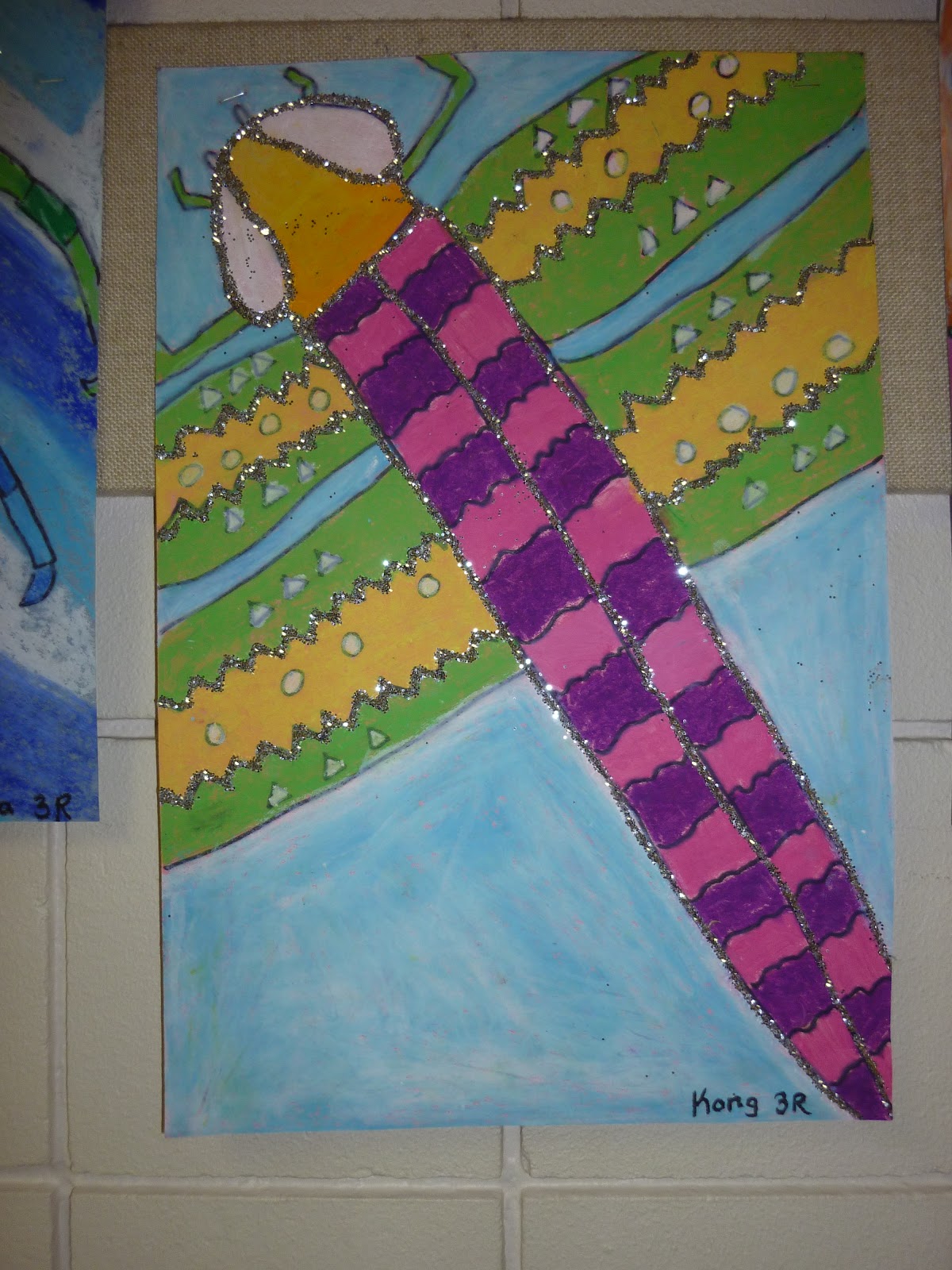 Mrs. Werner's Art Room: 3rd Grade Oil Pastel Insects