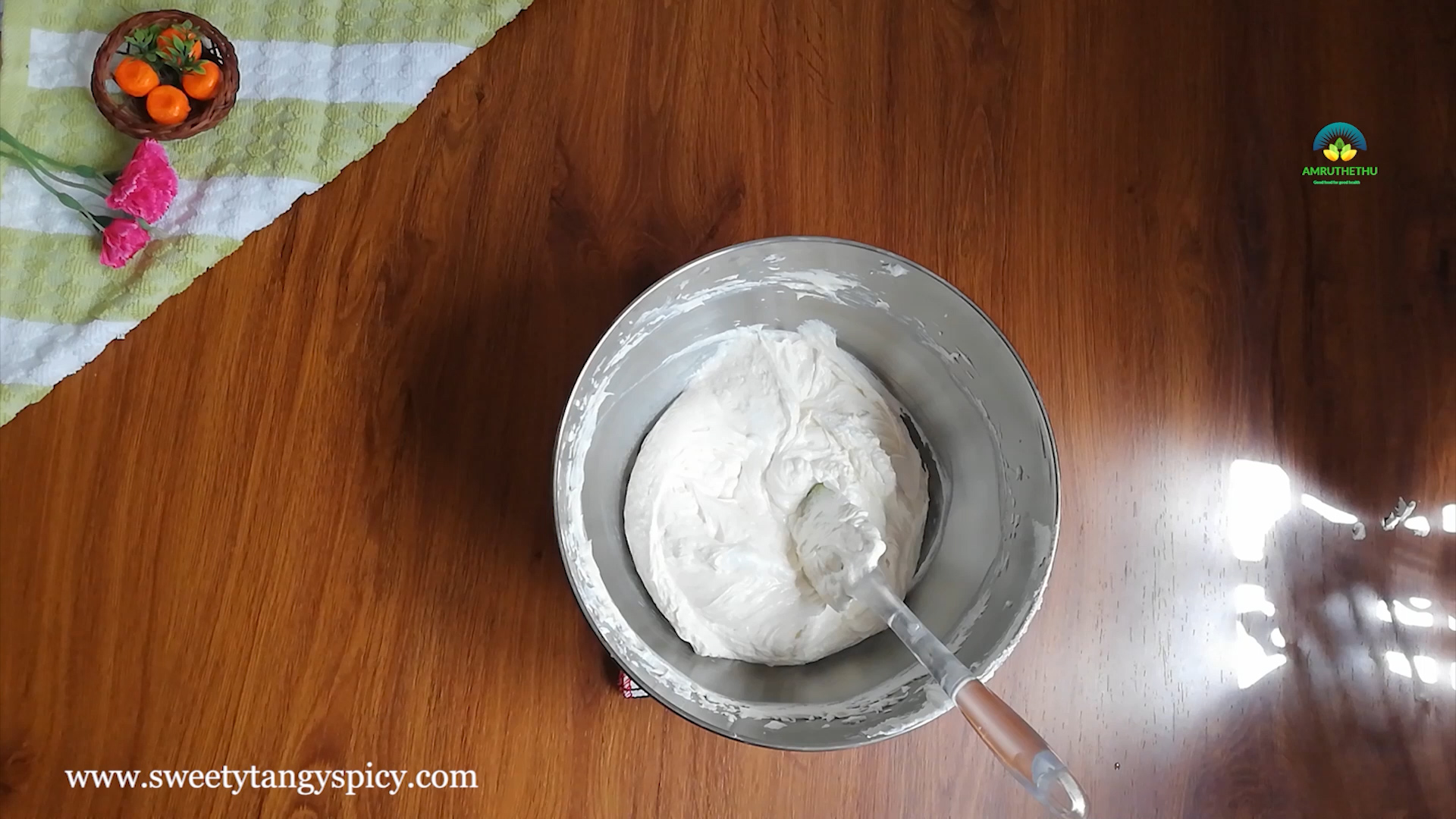 Swift all purpose flour and baking powder two to three times. This will ...