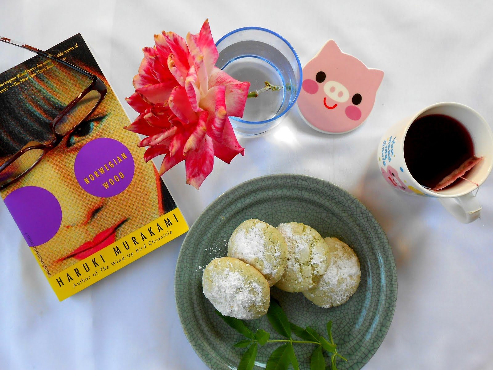 Lemon Verbena Crinkle Cookies