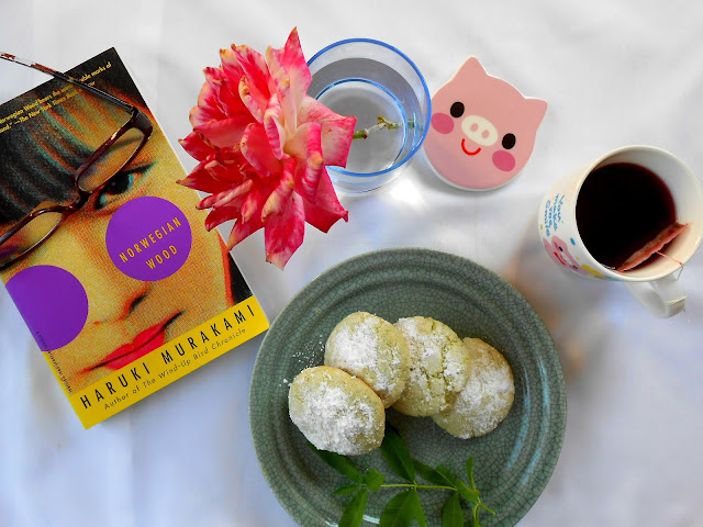 Lemon Verbena Crinkle Cookies