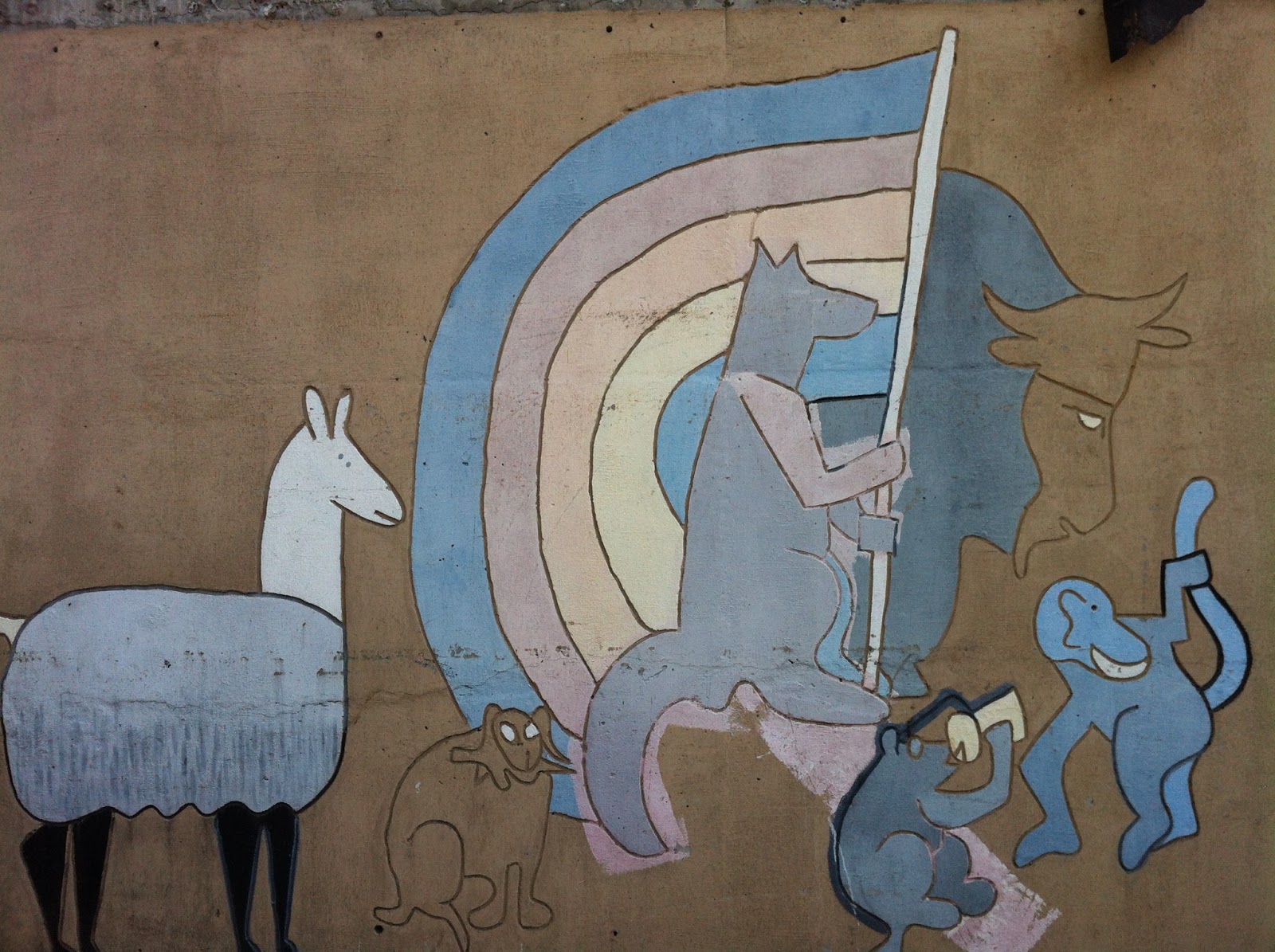 TravelMarx: Fremont Foundry Murals – Groovy Animals