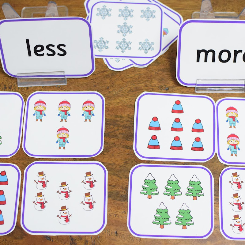 Hands-on Less and More Counting Activities | The Pinay Homeschooler