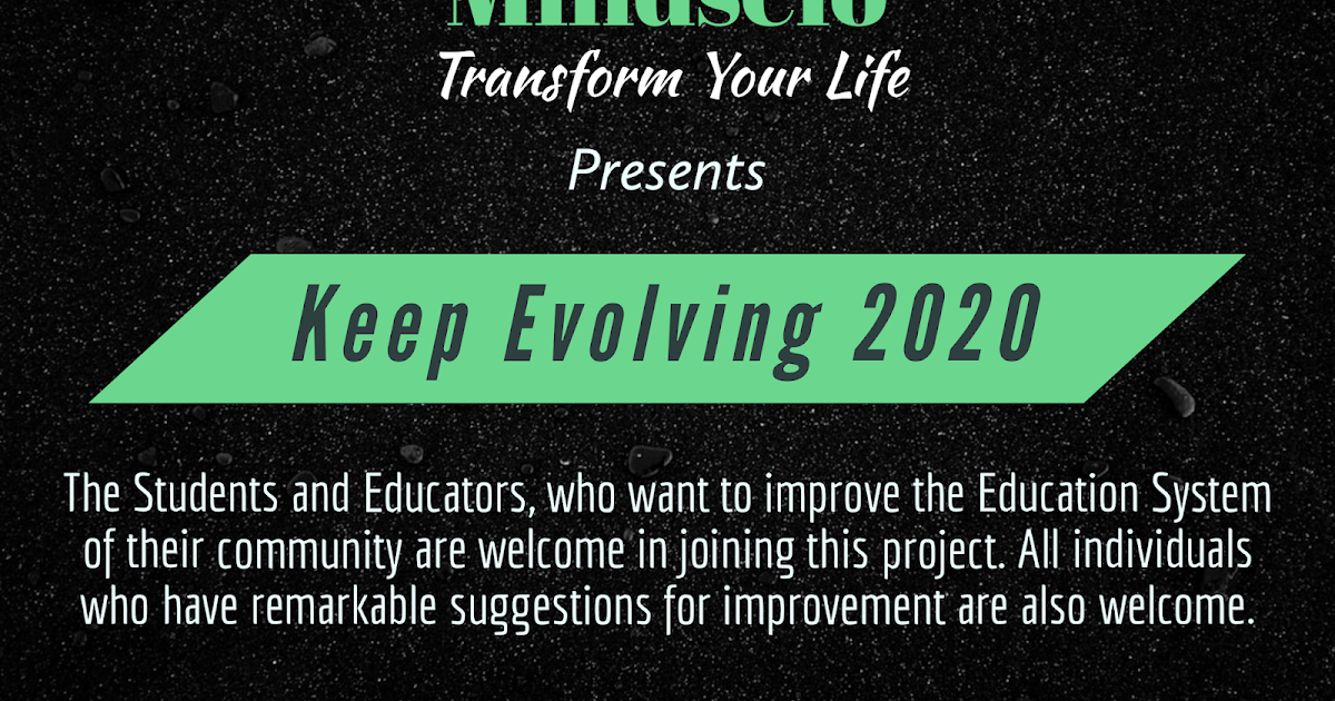 Keep Evolving 2020 by Mindselo