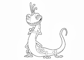 Monsters Inc Randall coloring pages | Free Coloring Pages and Coloring ...