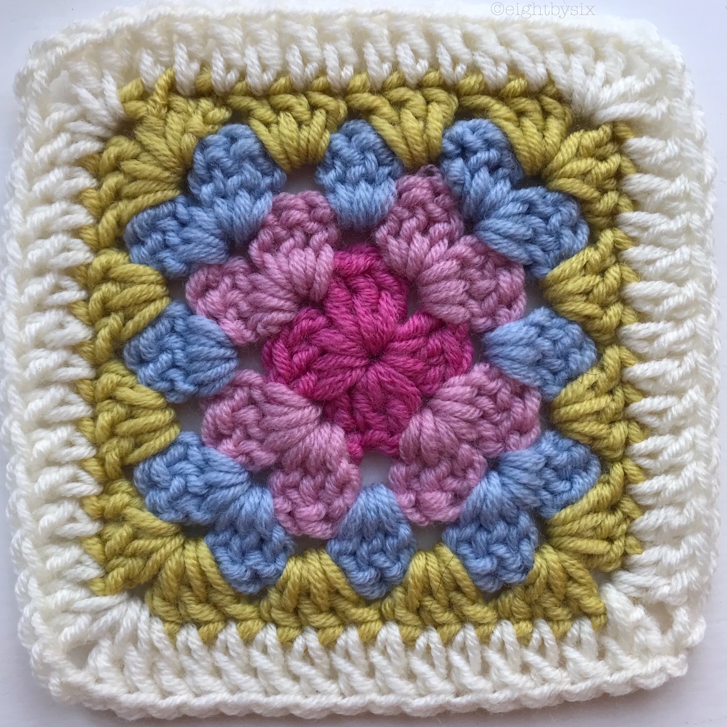 My granny squares for Granny Square Day (15 August 2019)